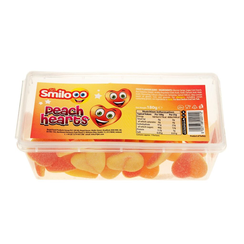Peach Hearts – Traditional Foods, Bakery Products, Sweets and Cakes