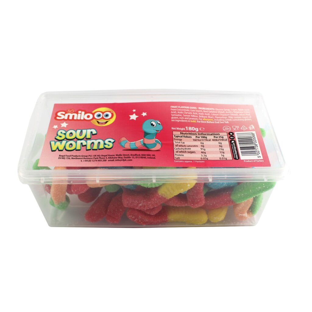 Sour Worms – Traditional Foods, Bakery Products, Sweets and Cakes